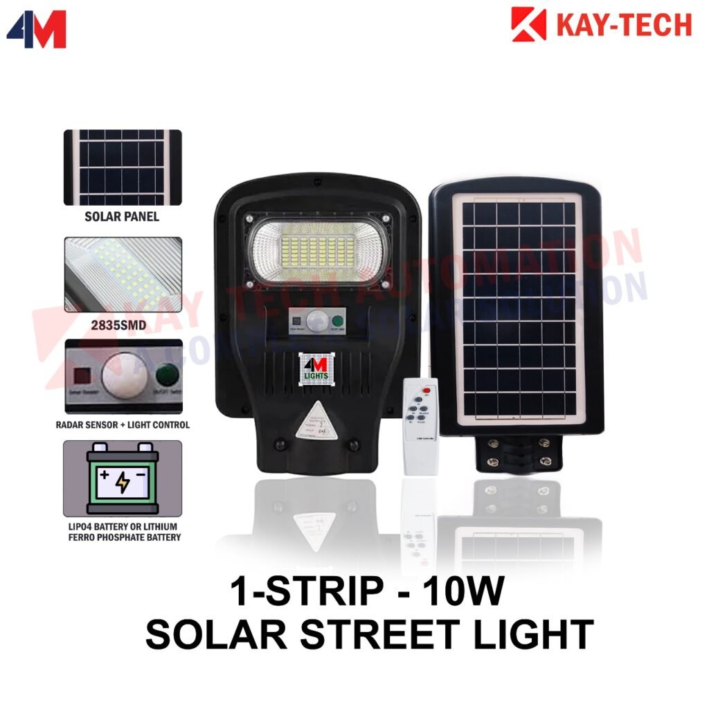 10W ALL IN ONE SOLAR STREET LIGHT ( 1 Window) | Kay Tech Solar