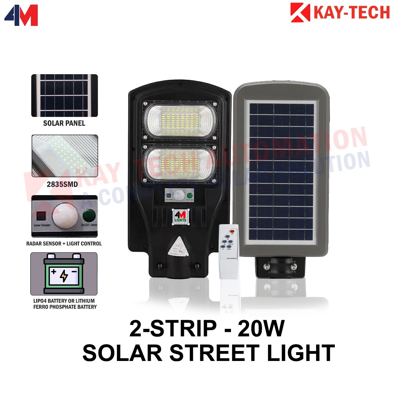 20W ALL IN ONE SOLAR STREET LIGHT ( 2 Window) | Buy LED Lights | Kay ...